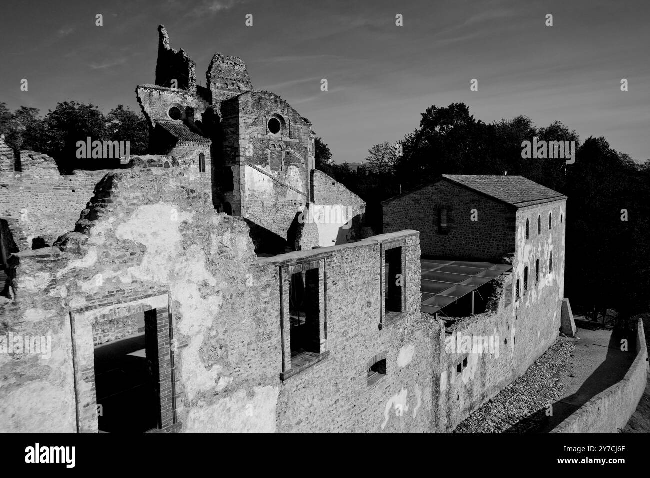 Nestled among the vineyards on the slopes of Montello is the Abbey of ...