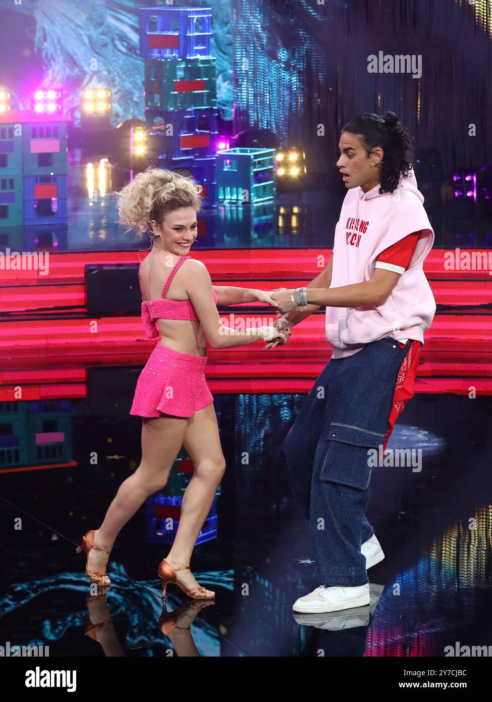 Rome, Rai auditorium of the Foro Italico, TV show "Dancing with the ...