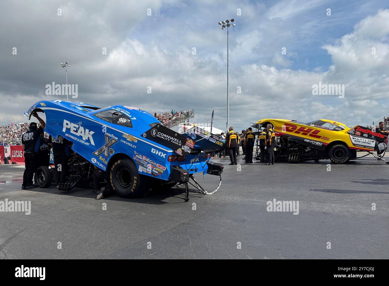 MADISON, IL - SEPTEMBER 29: Jack Beckman (7 FC) John Force Racing (JFR ...