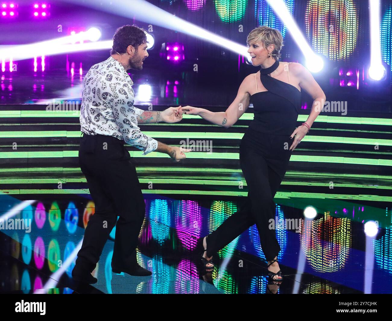 Rome, Rai auditorium of the Foro Italico, TV show "Dancing with the ...