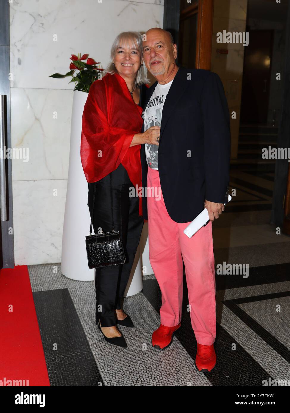 Rome, Rai auditorium of the Foro Italico, TV show "Dancing with the ...