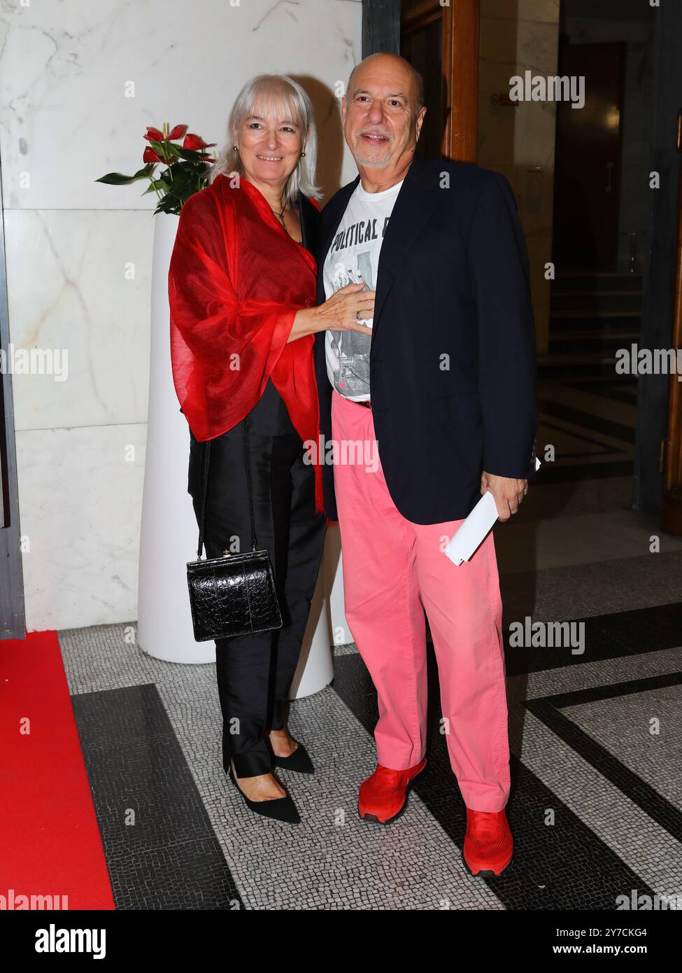 Rome, Rai auditorium of the Foro Italico, TV show "Dancing with the ...