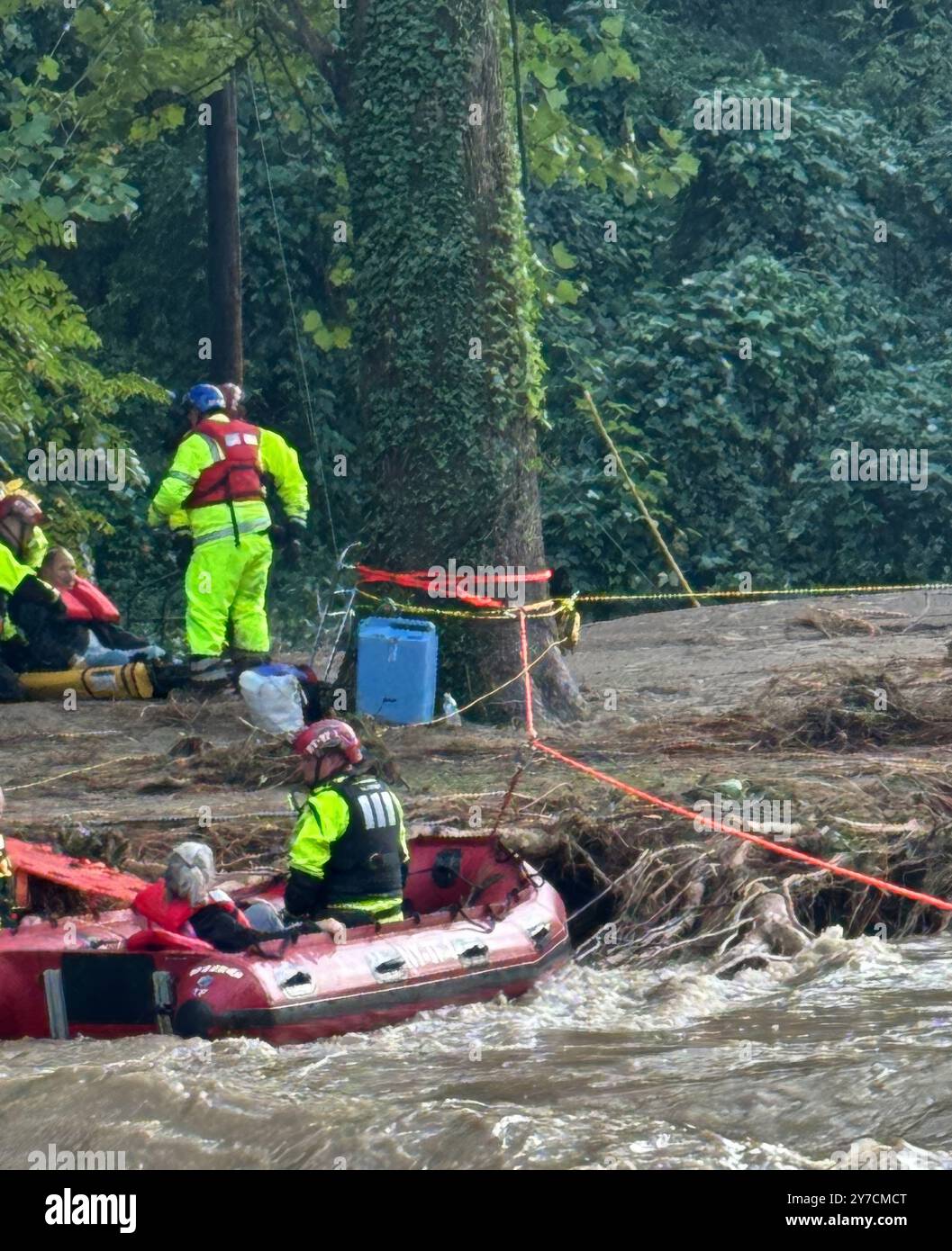 Polk County, United States. 27th Sep, 2024. Members of the FEMA New ...