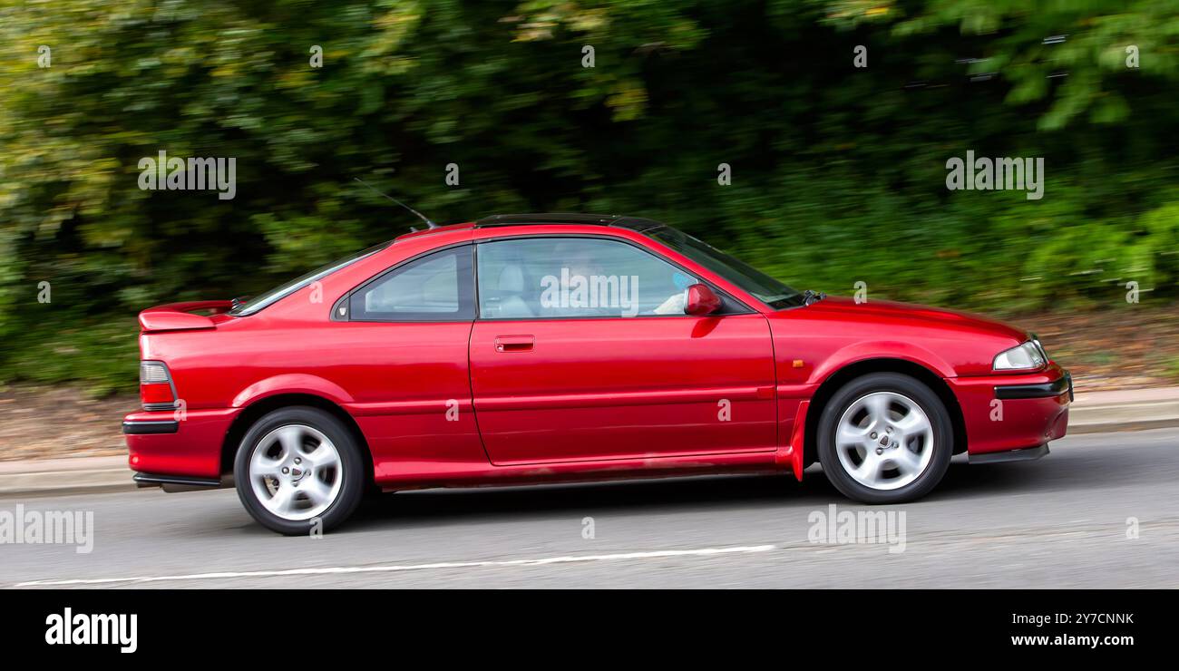 Milton Keynes,UK - Sept 29th 2024: 1998 red Rover 218 vvc coupe car ...