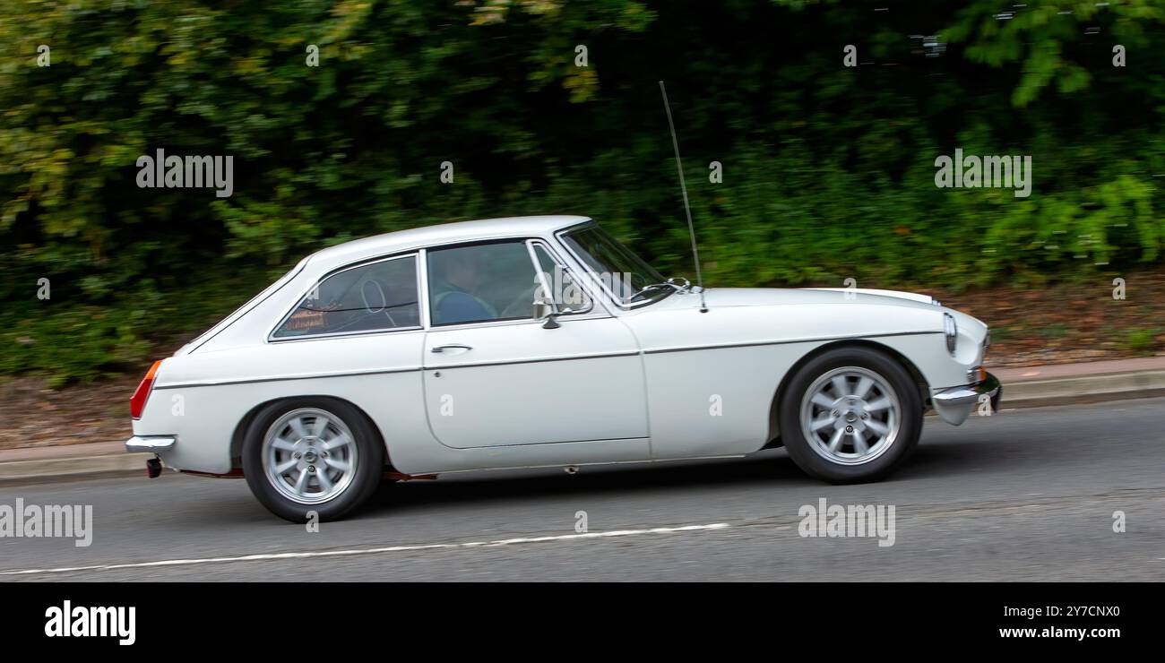 Milton Keynes,UK - Sept 29th 2024: 1978 white MGB GT classic British ...