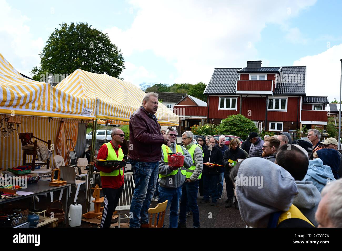 Eket, Skåne, Sweden. September 28 2024. Eket GOIF annual flea market ...