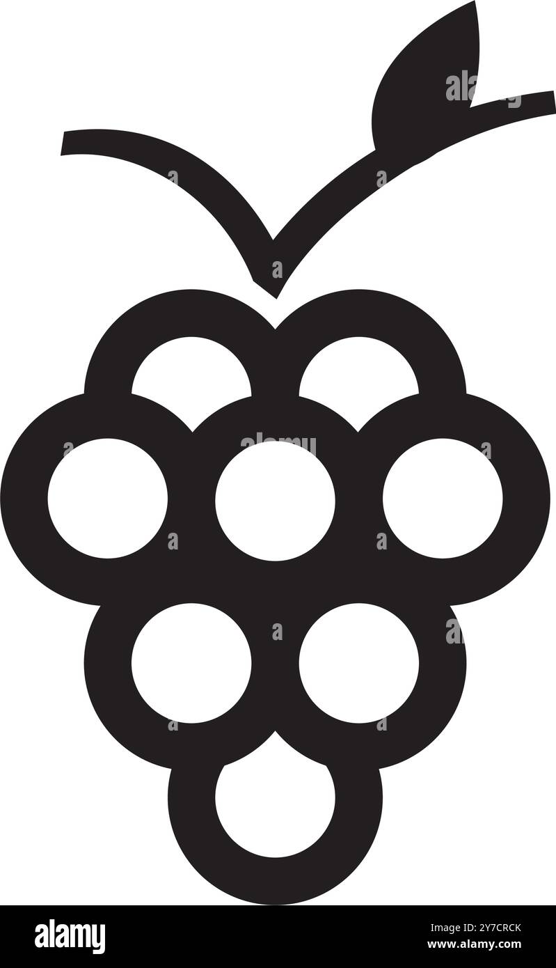 Grape fruit icon,vector illustration logo design Stock Vector Image ...
