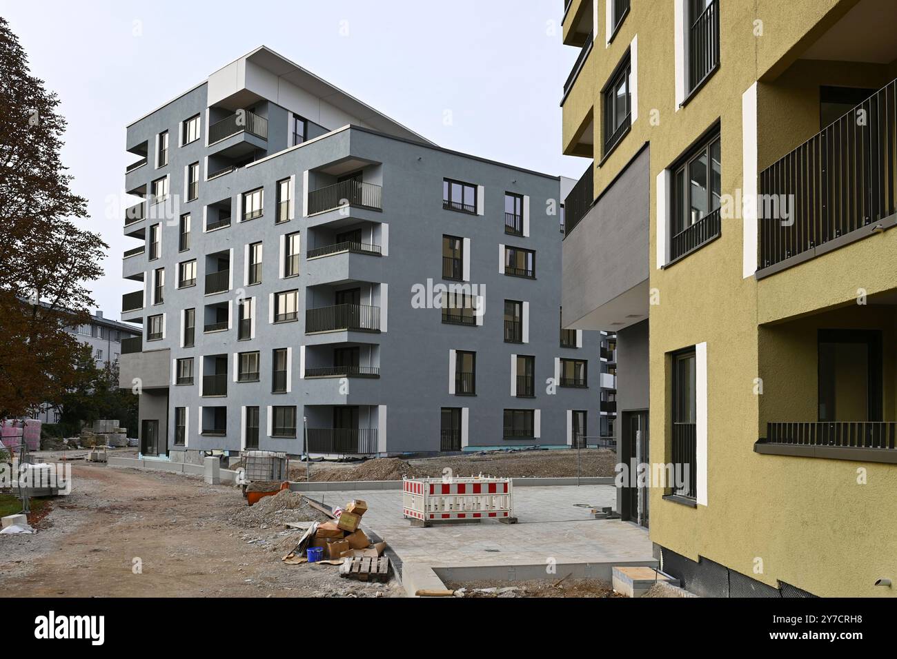 Munich, Deutschland. 29th Sep, 2024. Housing construction in Munich ...