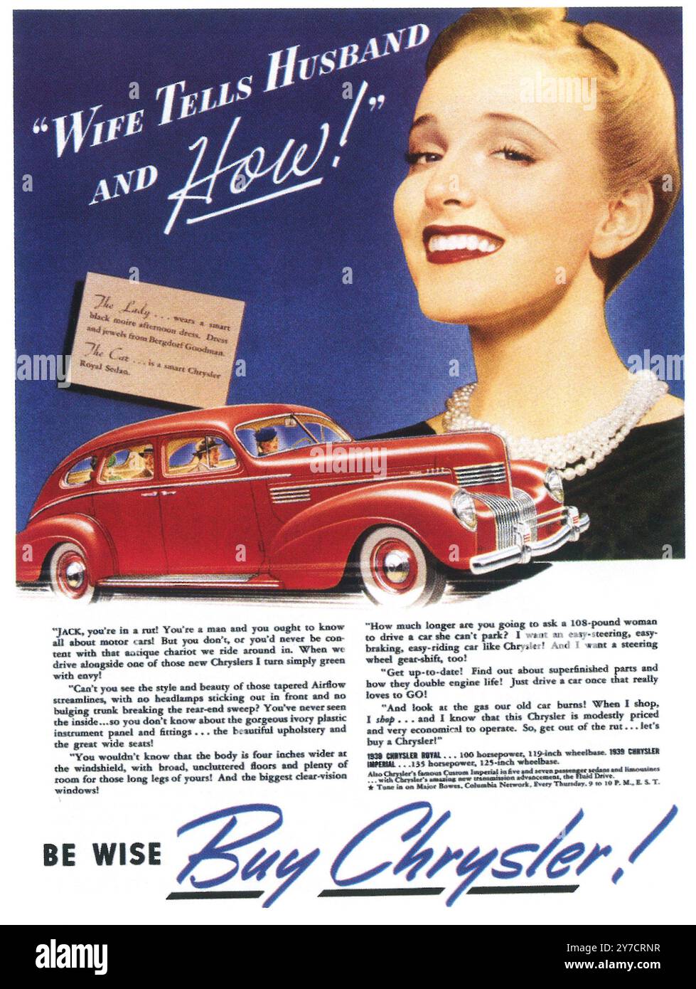 1939 chrysler ad hi-res stock photography and images - Alamy
