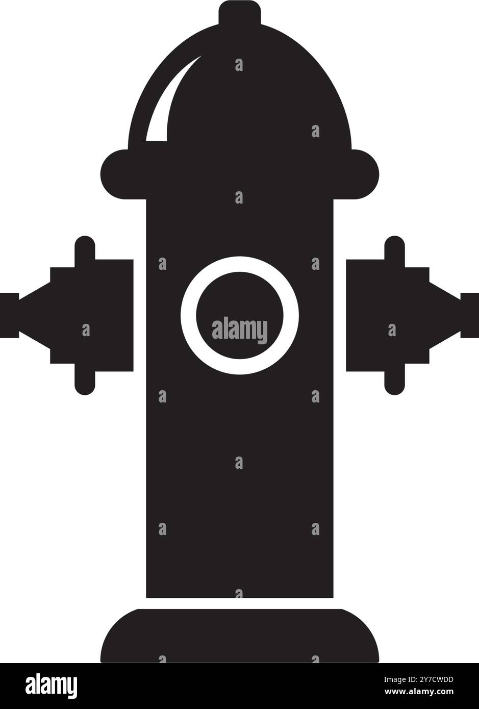 fire hydrant icon vector illustration logo design Stock Vector Image ...