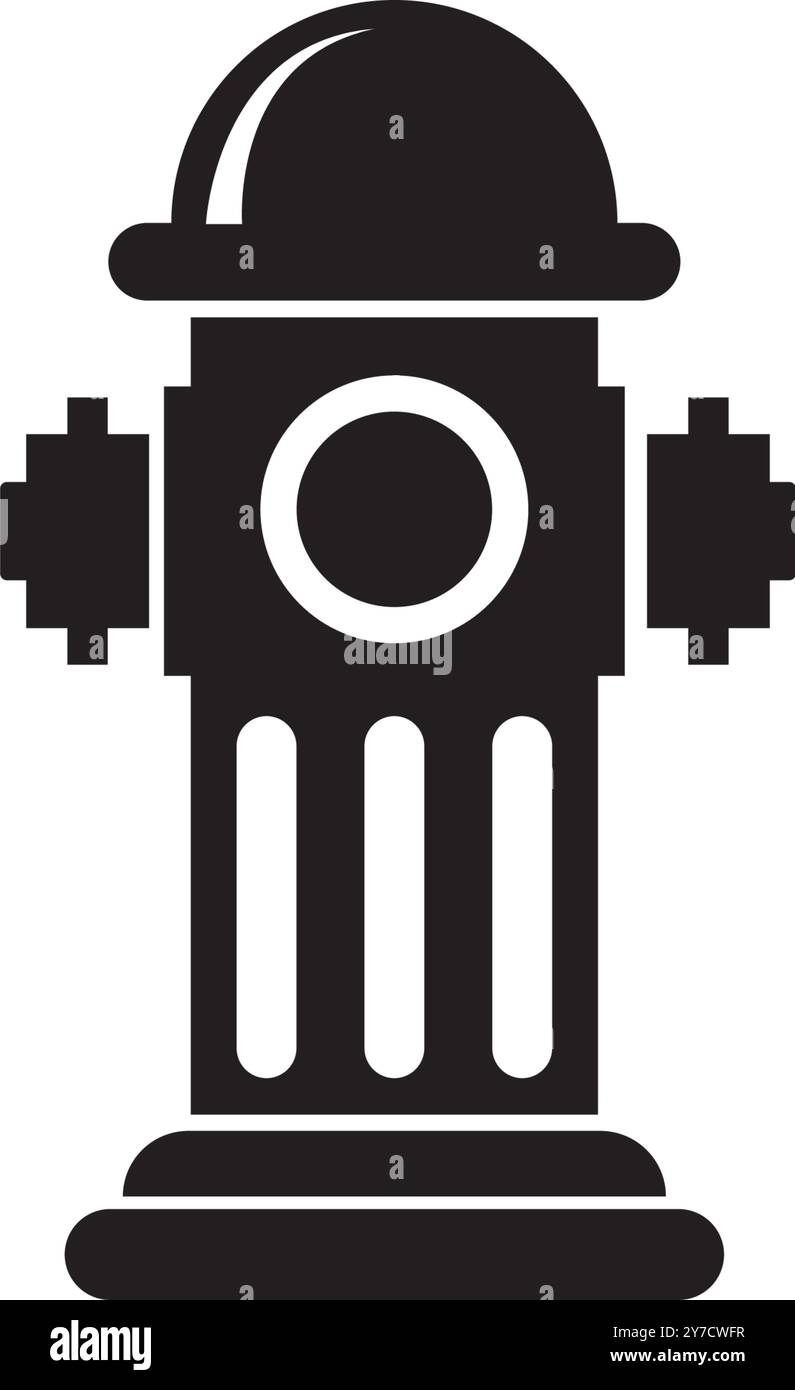 fire hydrant icon vector illustration logo design Stock Vector Image ...