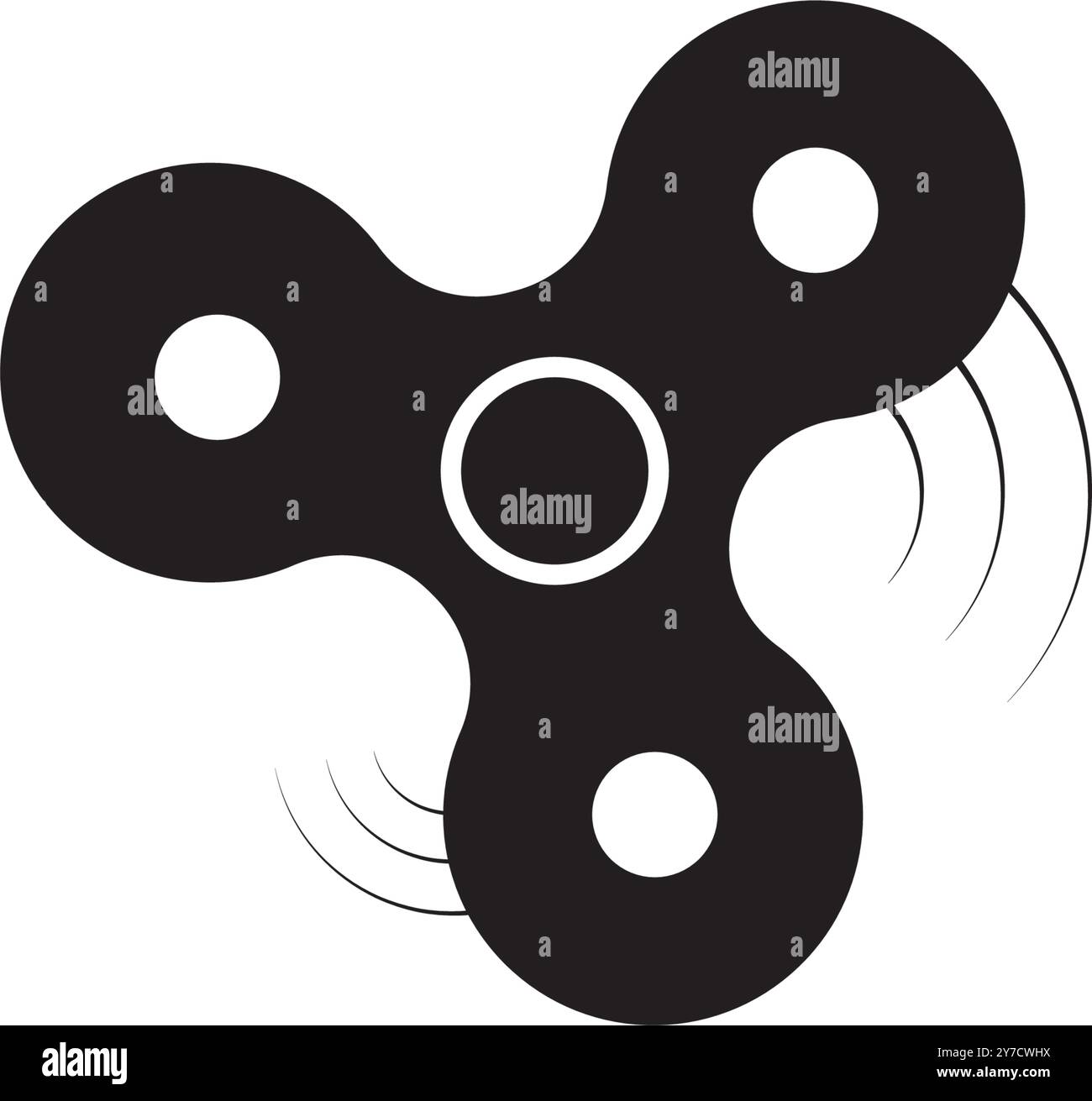 Fidget spinner Black and White Stock Photos & Images - Alamy