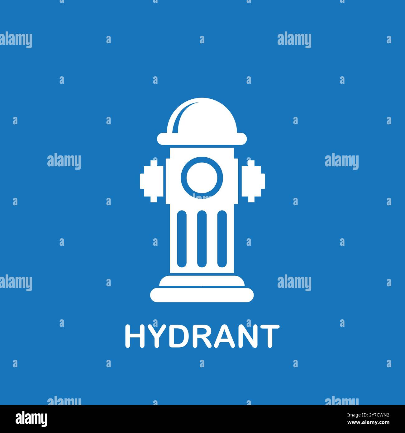 fire hydrant icon vector illustration logo design Stock Vector Image ...