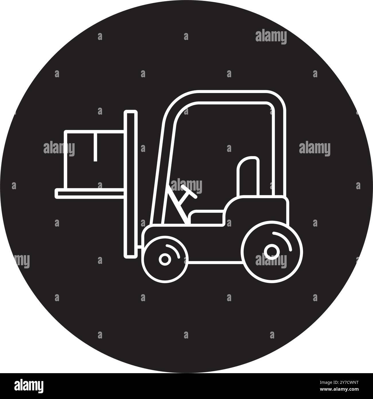 forklift icon vector illustration logo design Stock Vector Image & Art ...