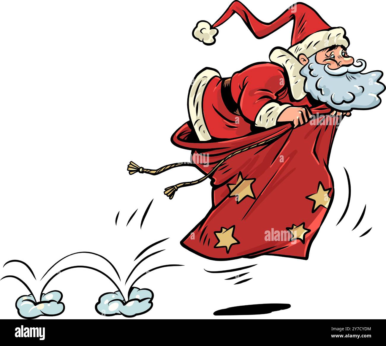 New year fun run Cut Out Stock Images & Pictures - Alamy