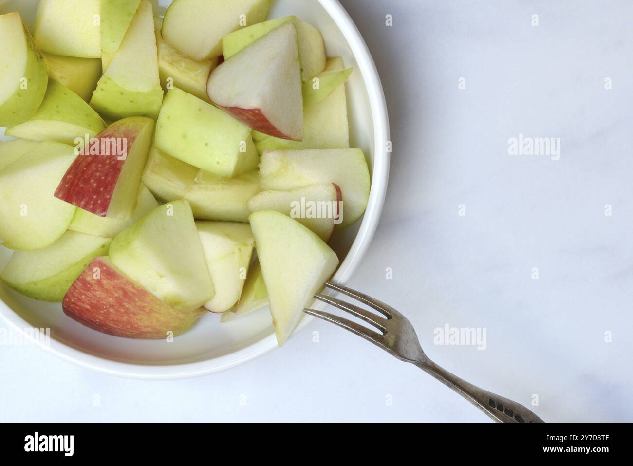 Apple pieces in skin, apple, malus Stock Photo - Alamy
