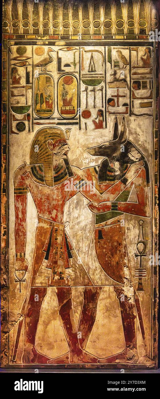 Reproduction of the tomb of Ramses II's father, Seti I, from the ...