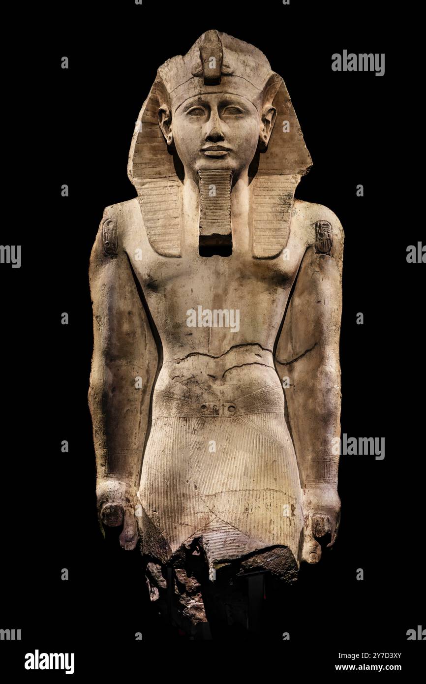 Part of a colossal statue of Ramses II from the exhibition: Ramses the ...