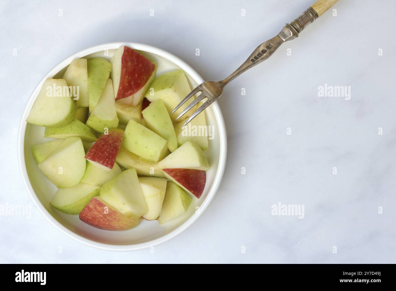 Apple pieces in skin, apple, malus Stock Photo - Alamy