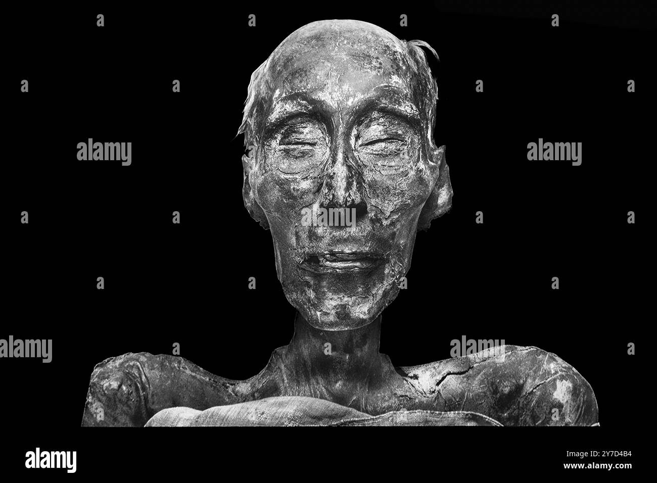 Mummy of Ramses II from the exhibition: Ramses the Great and the Gold ...