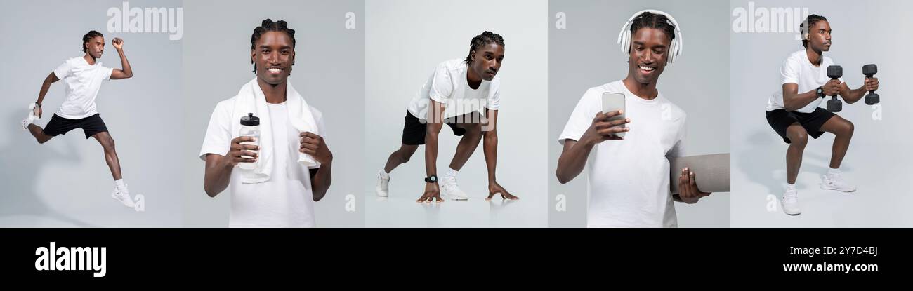 Individual engaging in workout hi-res stock photography and images - Alamy