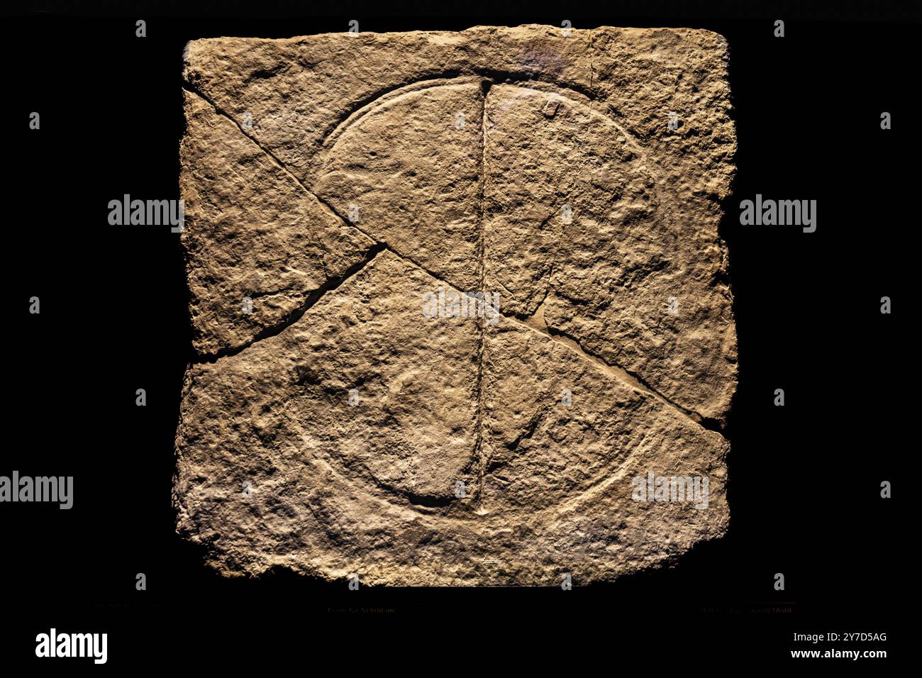 Mould for shield in Hittite style, from the exhibition: Ramses the ...