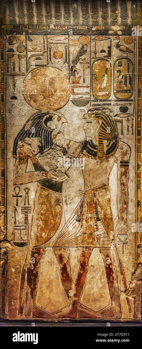 Reproduction of the tomb of Ramses II's father, Seti I, from the ...