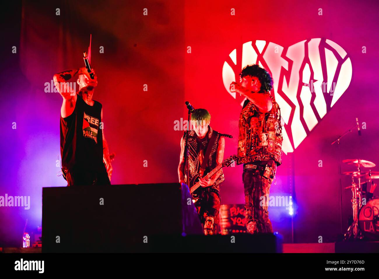 Milan, La Sad perform in concert during the Summersad Tour 2024 at ...