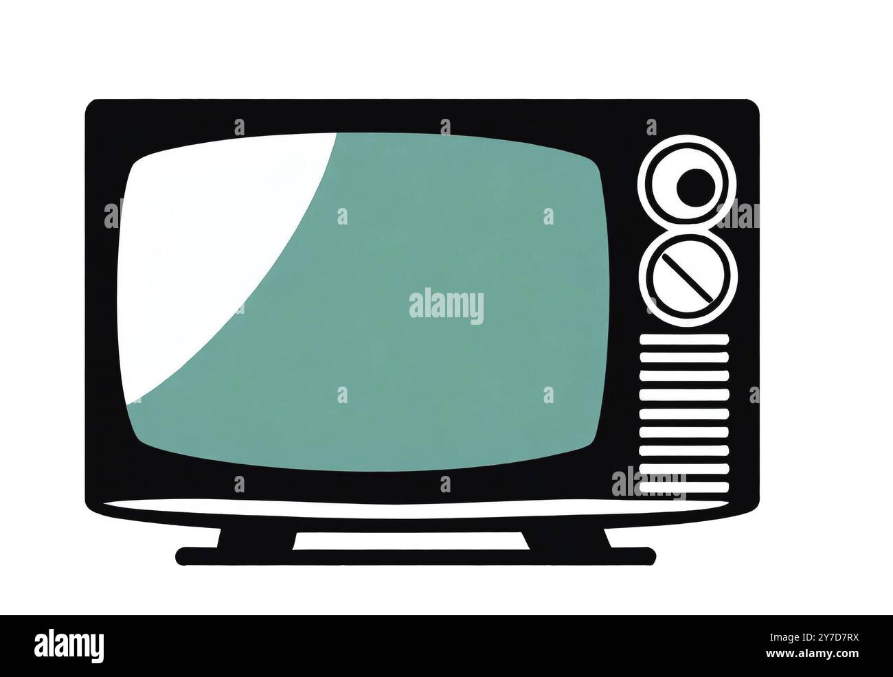 Retro tv cut out hi-res stock photography and images - Alamy