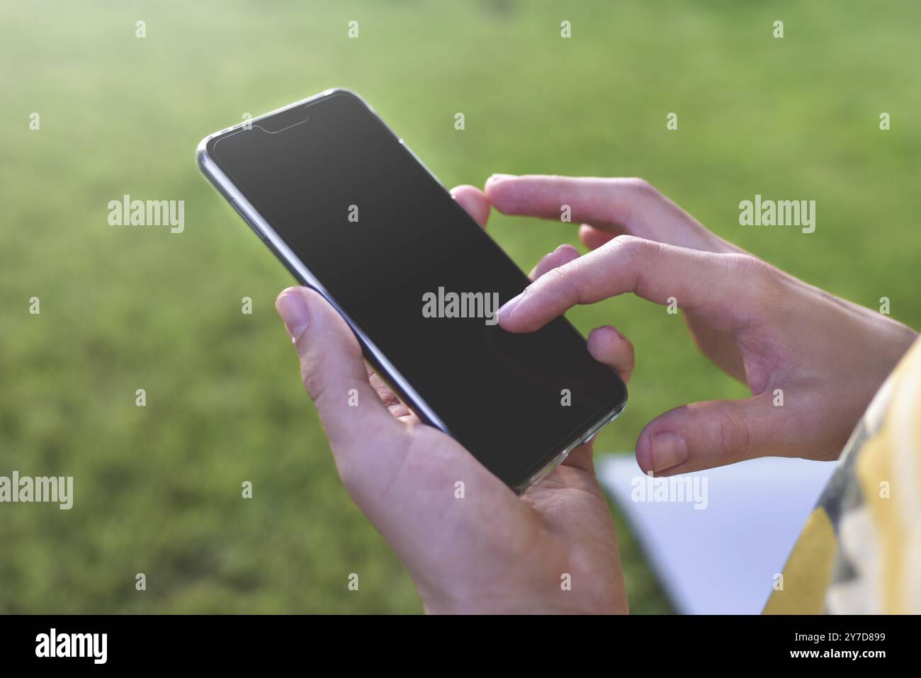 Detail shot male hands typing hi-res stock photography and images - Alamy