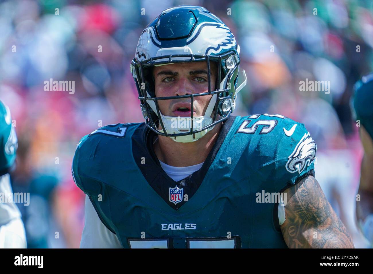Tampa Bay, Florida, USA, September 29, 2024, Philadelphia Eagles Player ...