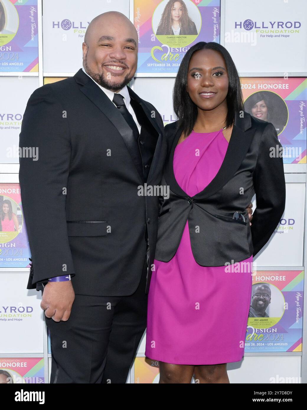 Los Angeles, California, USA. 28th Sep, 2024. Kory Branson and Chantale ...