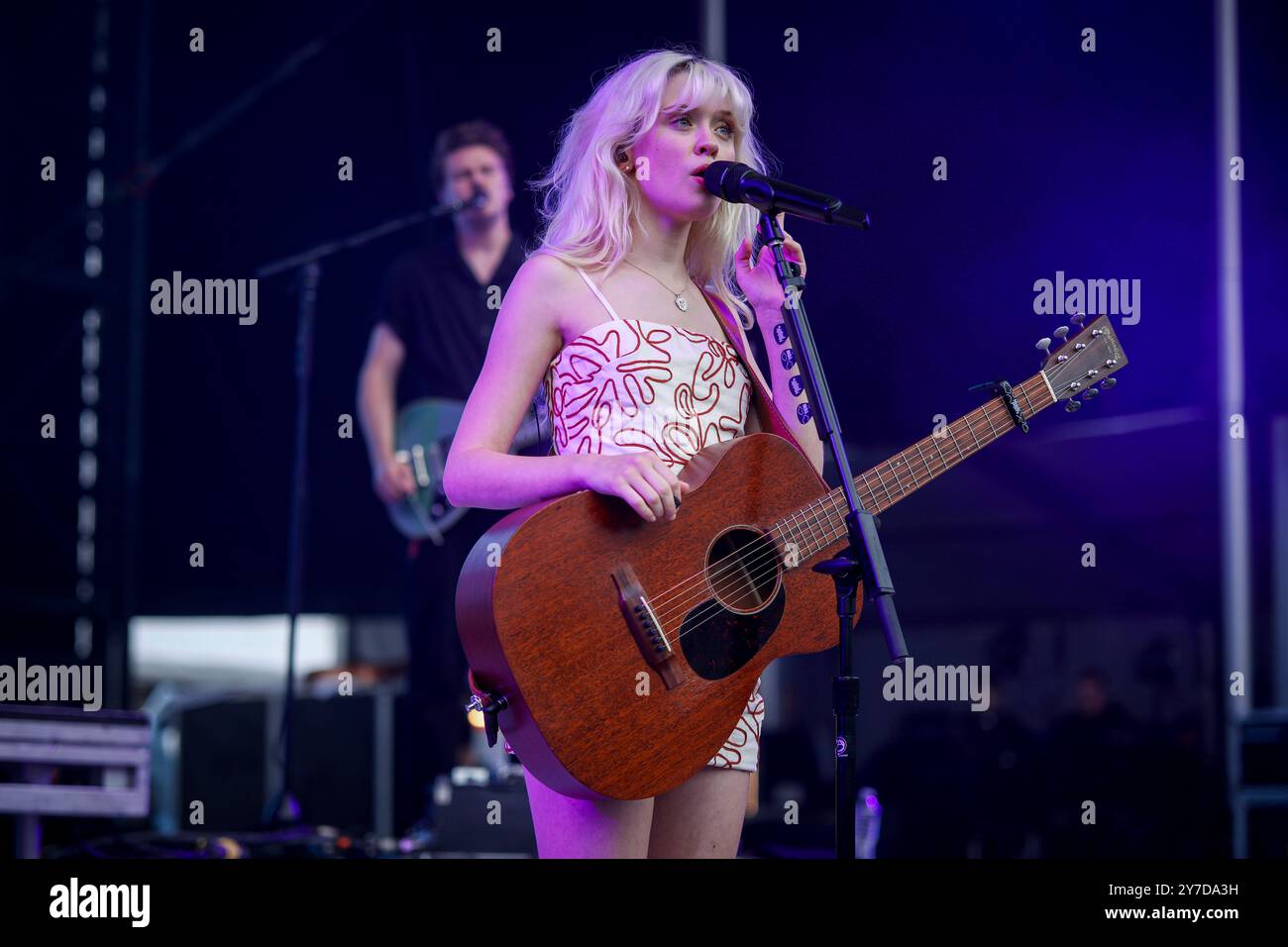 Singer-songwriter Maisie Peters performs during the All Things Go Music ...