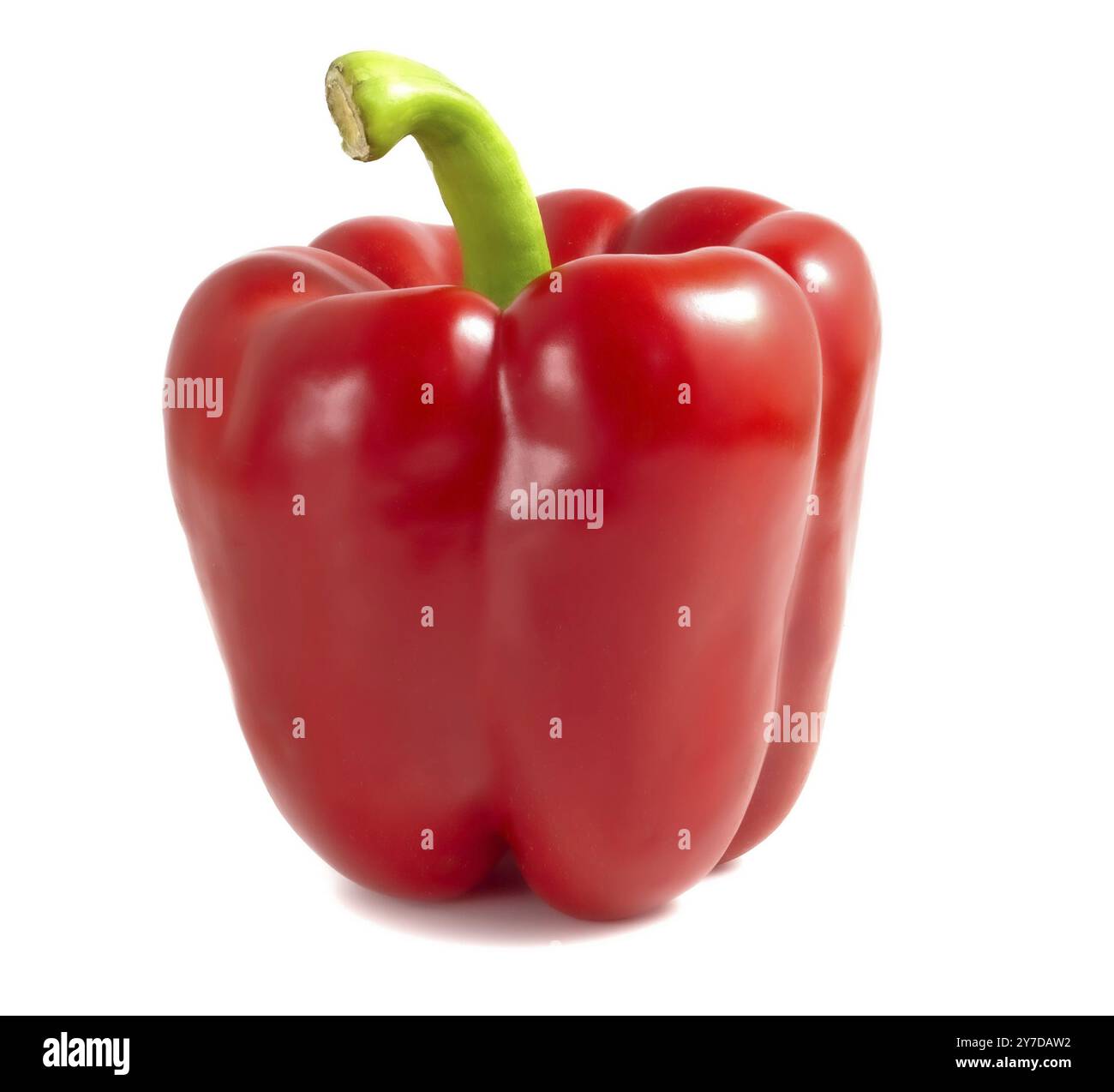 Red pepper isolated on white background. With clipping path Stock Photo ...