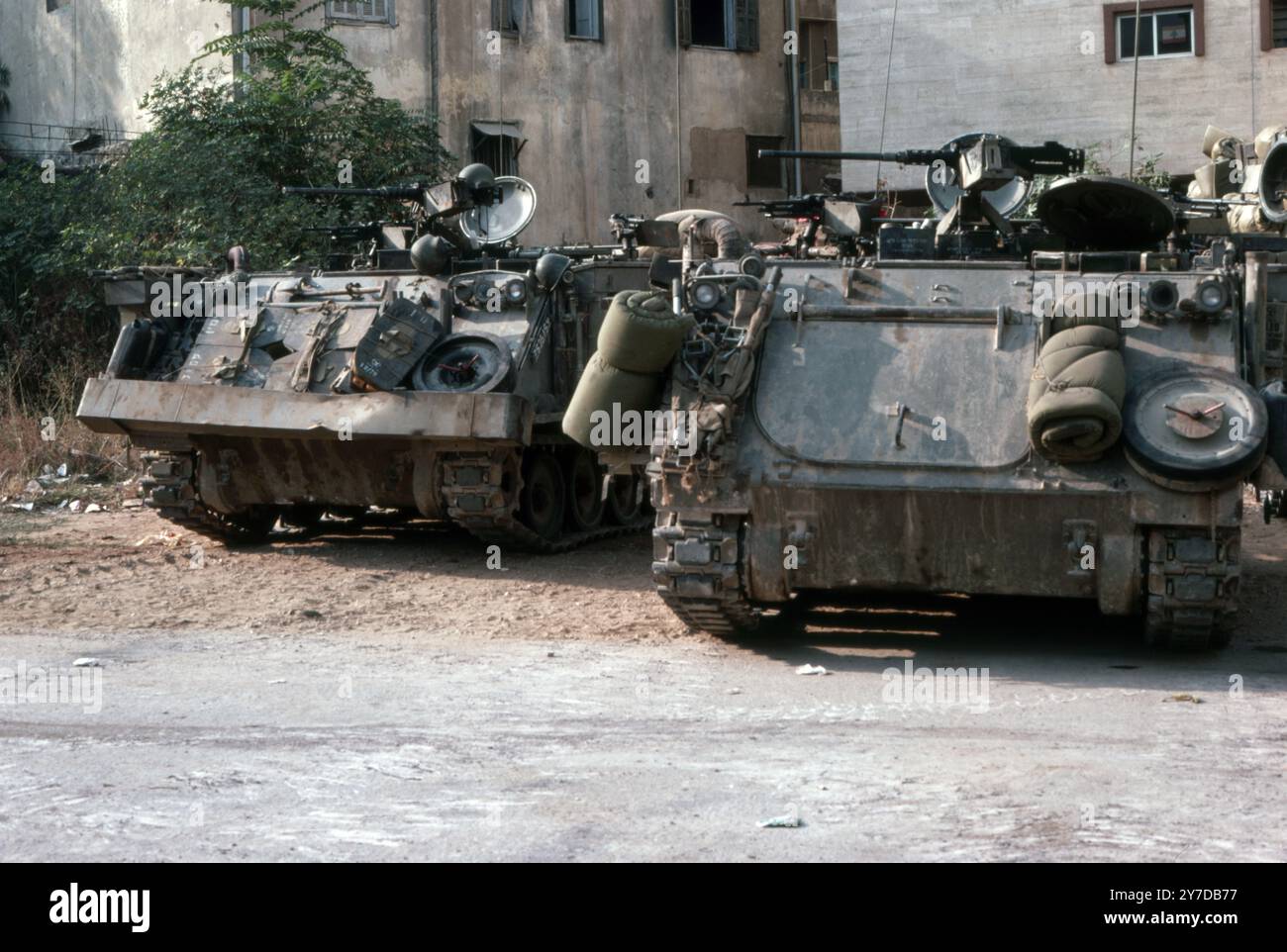 Lebanon War 1982 / Lebanonwar 82 - Beirut -IDF / Israeli M113 Chata'p ...