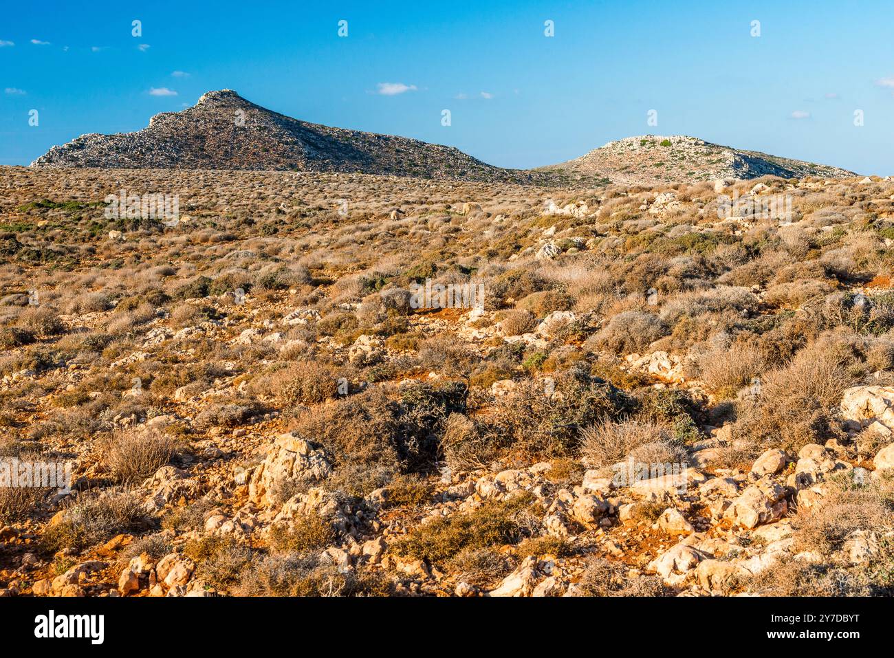 Gramvoussa Peninsula, Access to Balos Beach, Crete, Greece Stock Photo ...