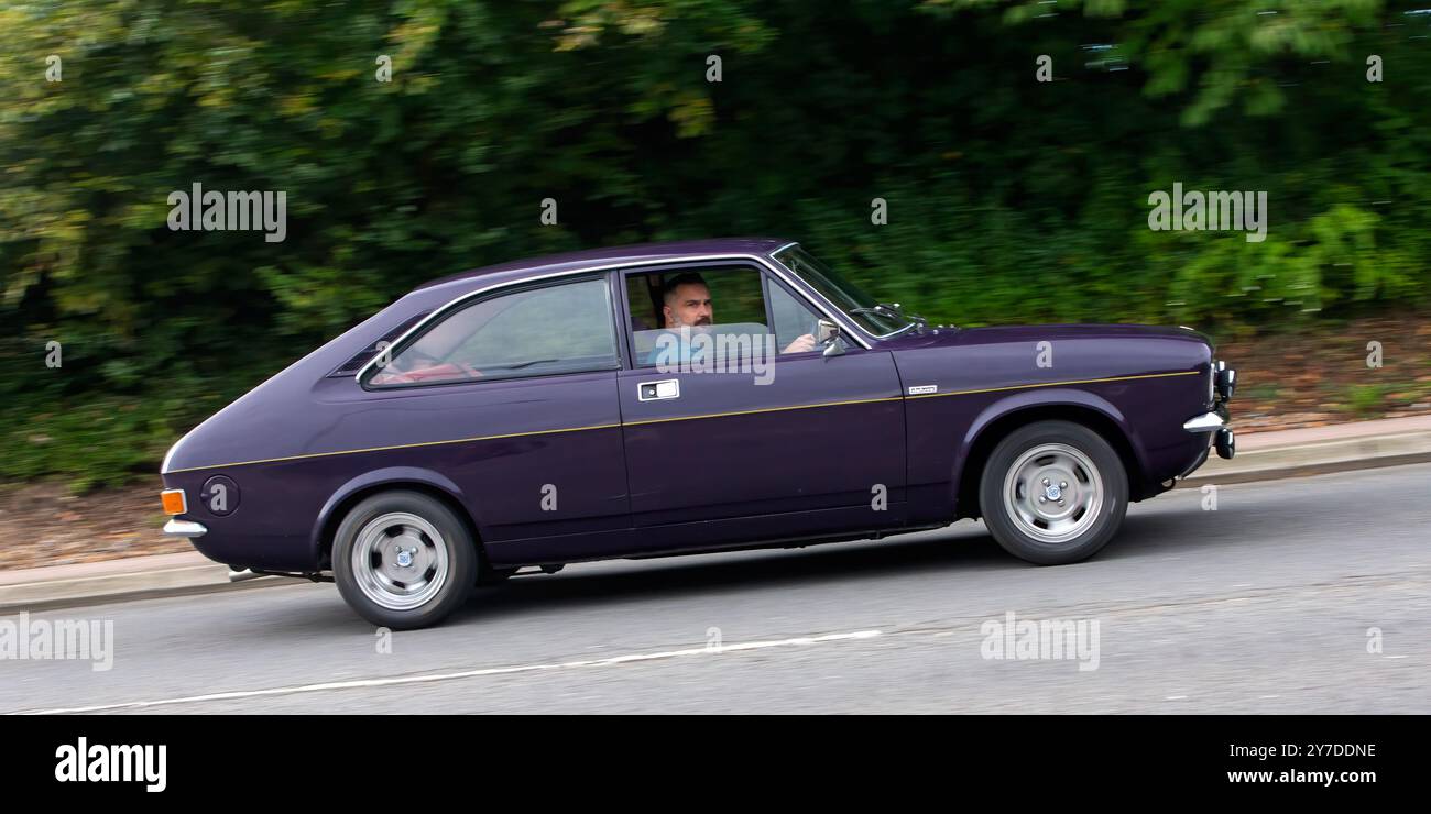 Milton Keynes,UK - Sept 29th 2024: 1972 purple Morris Marina 1.8 ...