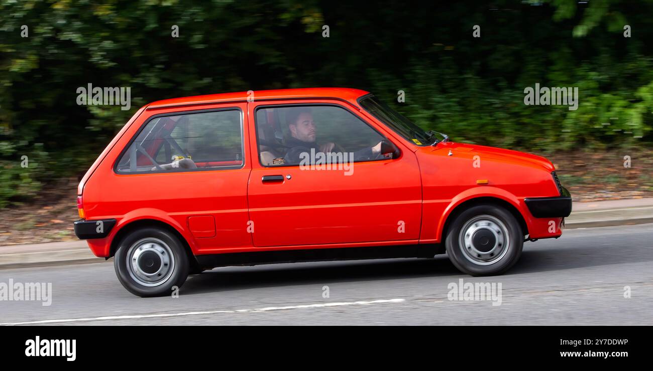 Milton Keynes,UK - Sept 29th 2024: 1984 red Austin Mini Metro car ...
