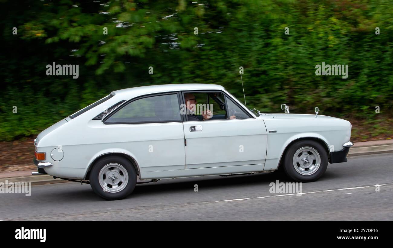 Milton Keynes,UK - Sept 29th 2024: 1973 white Morris Marina 1.3 sl car ...
