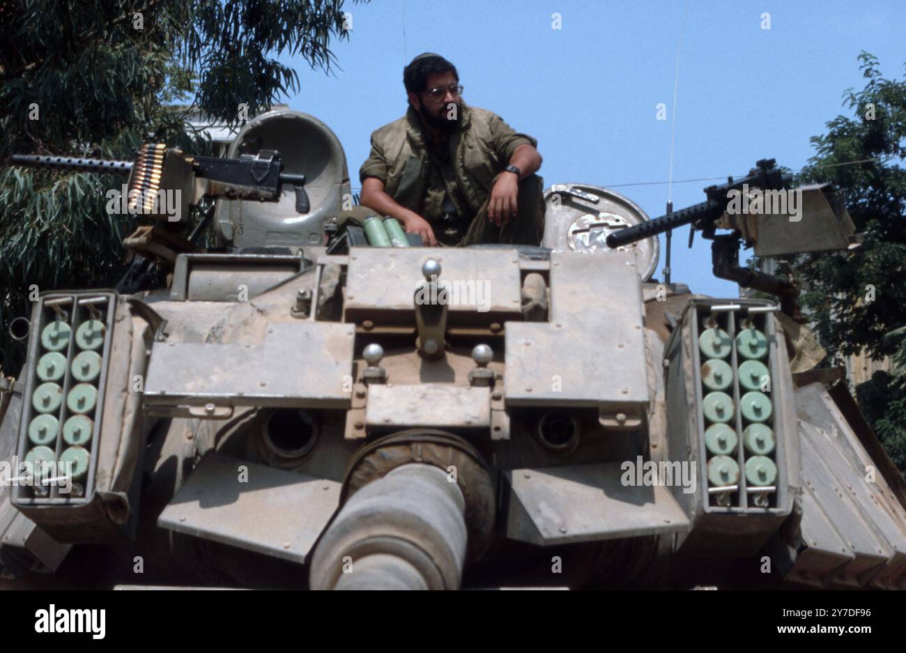 Lebanon War 1982 / Lebanonwar 82 - Beirut - IDF / Israeli Tank M60 ...