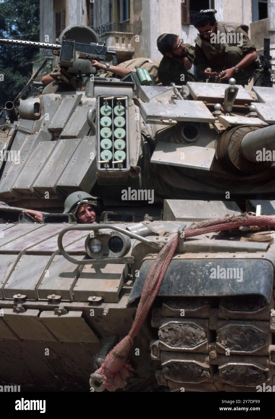 Lebanon War 1982 / Lebanonwar 82 - Beirut - IDF / Israeli Tank M60 ...