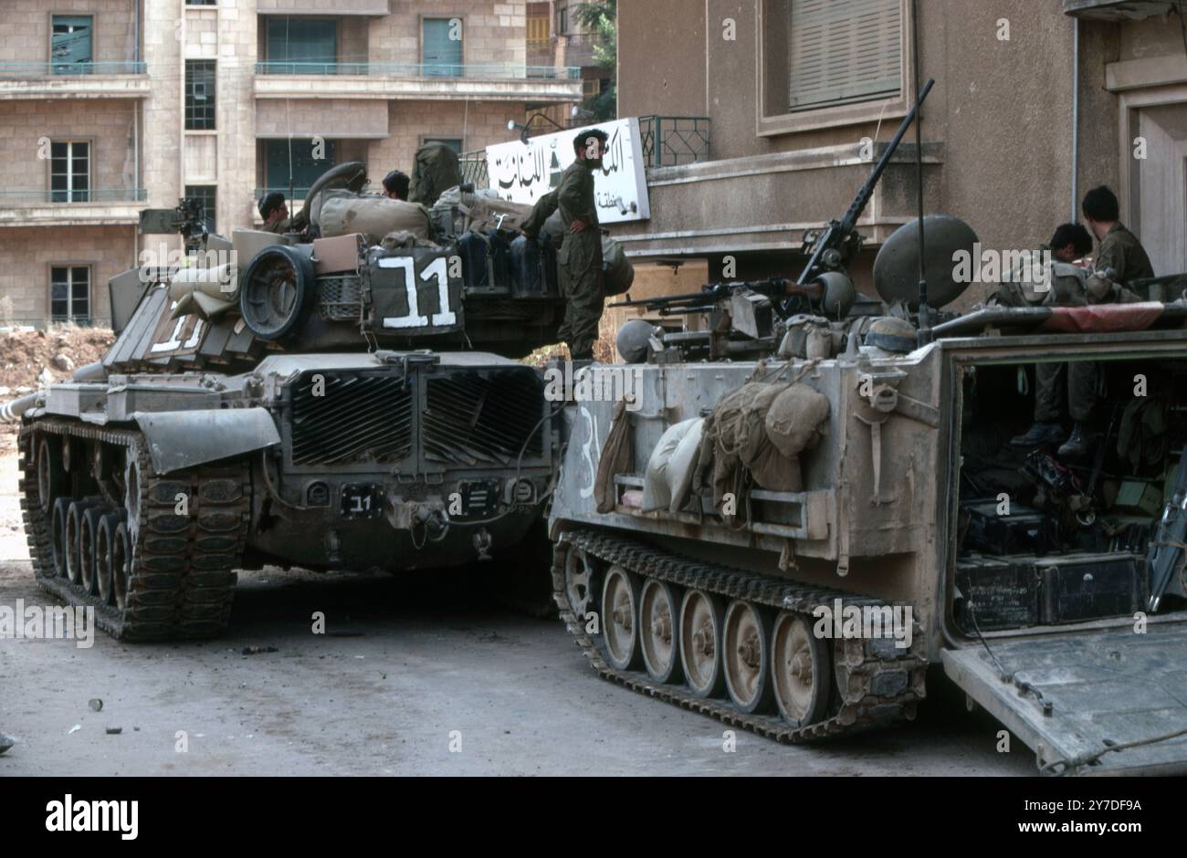 Lebanon War 1982 / Lebanonwar 82 - Beirut - IDF / Israeli Tank M60 ...