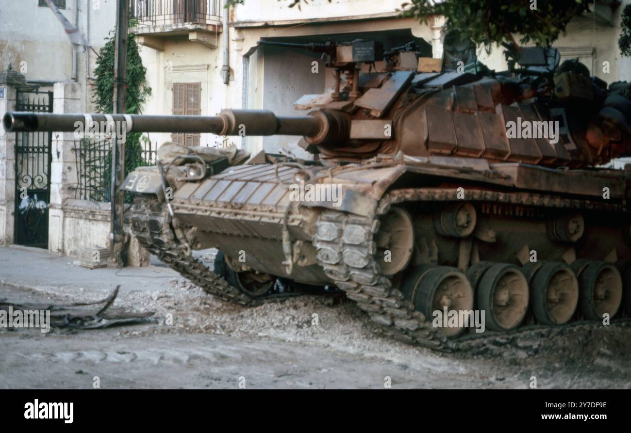 Lebanon War 1982 / Lebanonwar 82 - Beirut - IDF / Israeli Tank M60 ...