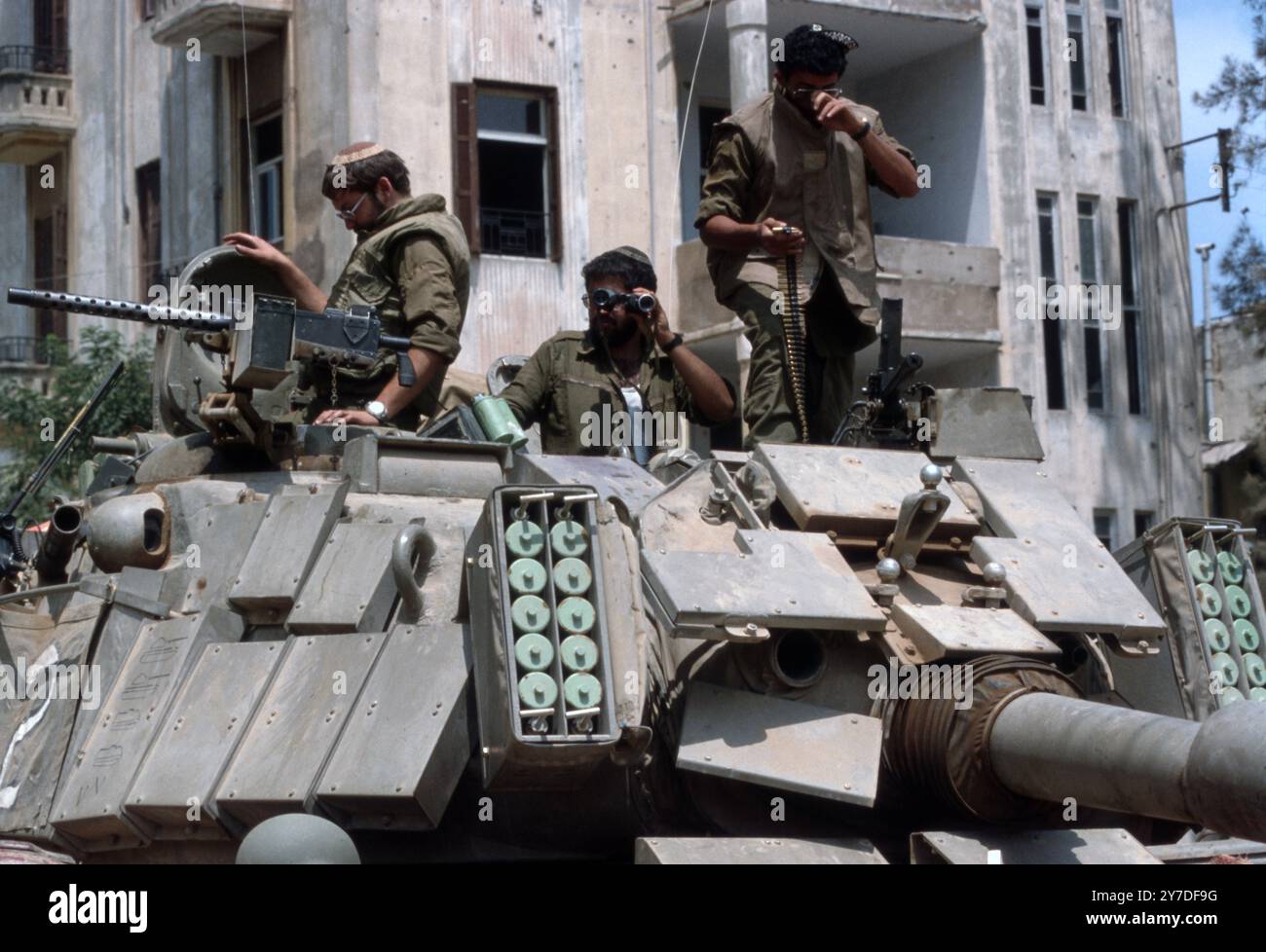 Lebanon War 1982 / Lebanonwar 82 - Beirut - IDF / Israeli Tank M60 ...