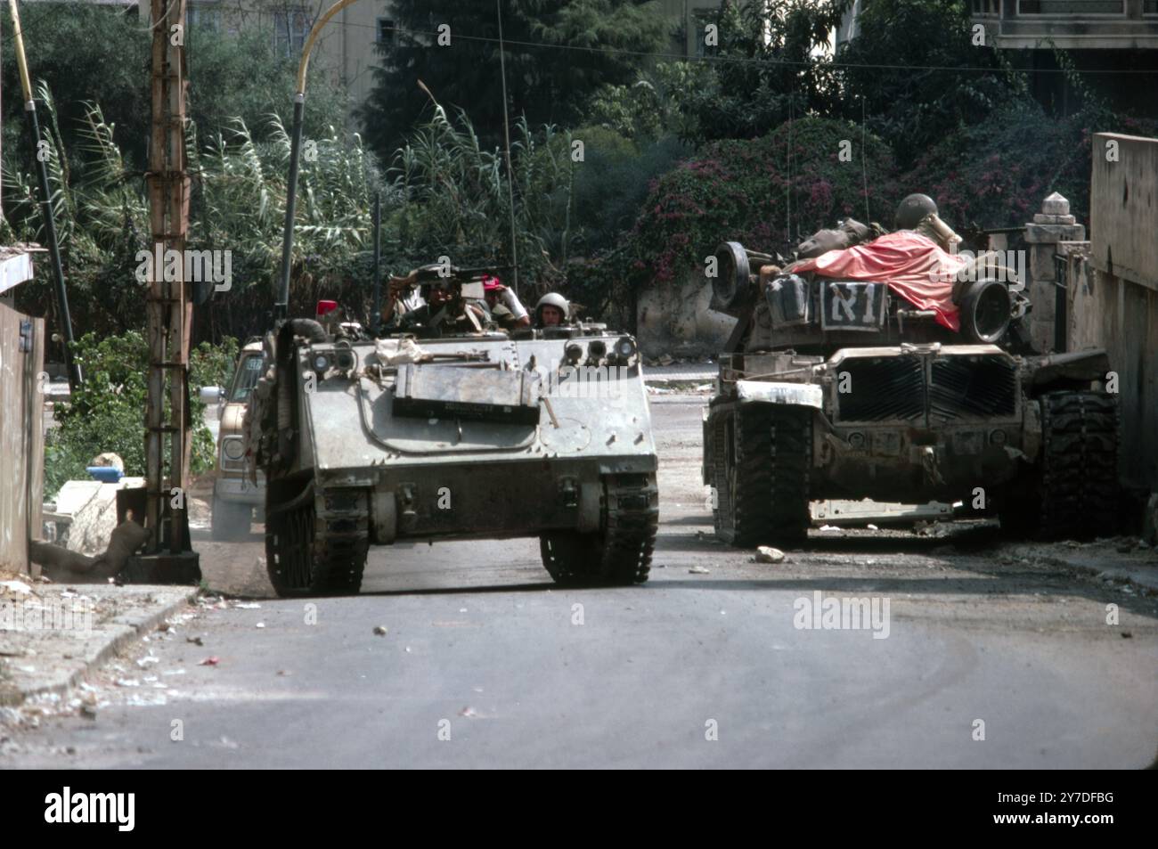 Lebanon War 1982 / Lebanonwar 82 - Beirut - IDF / Israeli Tank M60 ...