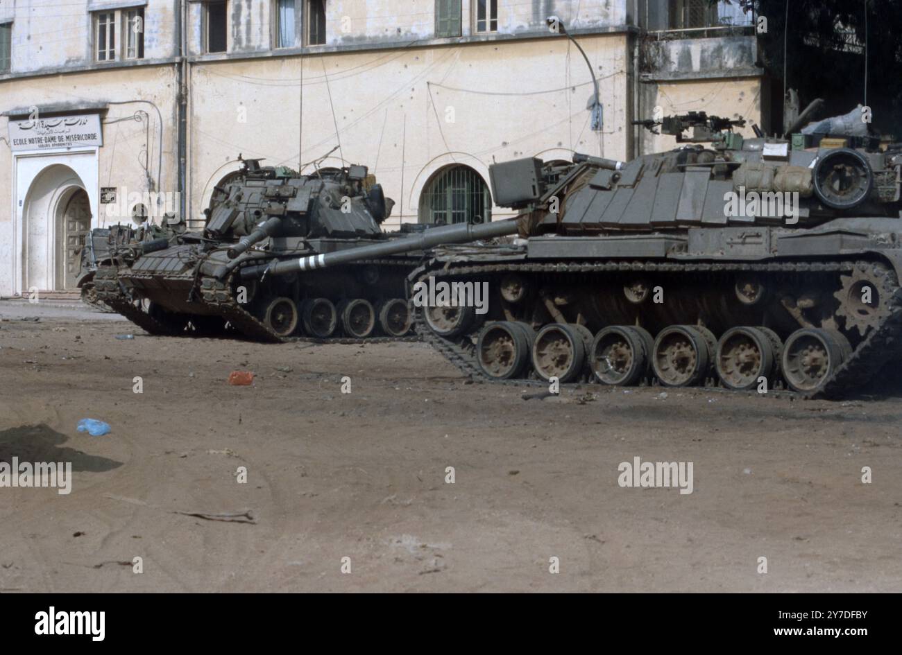 Lebanon War 1982 / Lebanonwar 82 - Beirut - IDF / Israeli Tank M60 ...