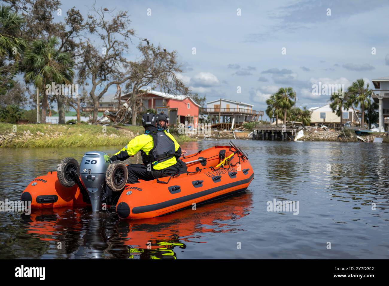 U.S. Coast Guard conducting secondary coastline and canal searches in ...