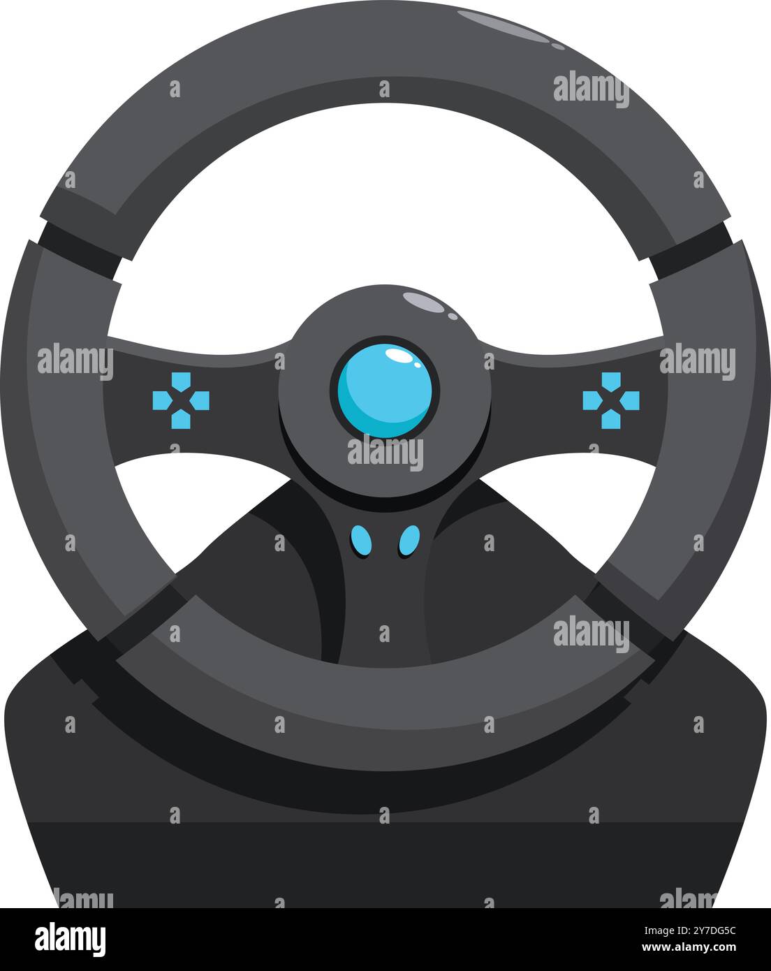 Gaming steering wheel allowing gamers to experience realistic racing ...