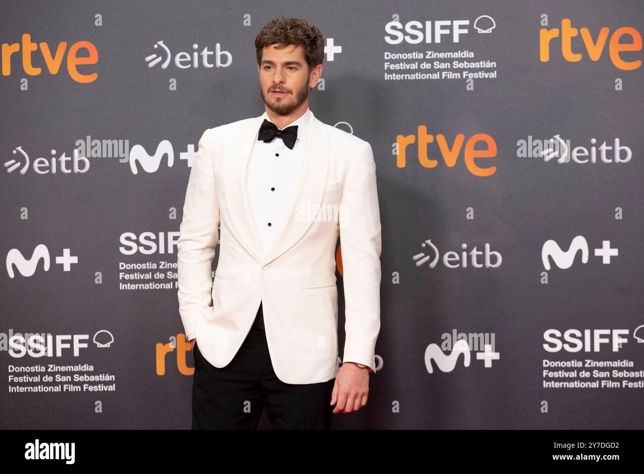 Andrew Garfield attended Closing Red Carpet 'We Live in Time' during ...