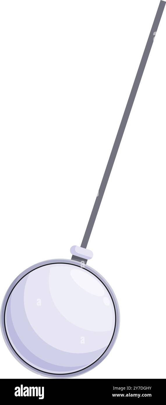 White plastic toilet cistern float ball hanging on a metal rod Stock ...